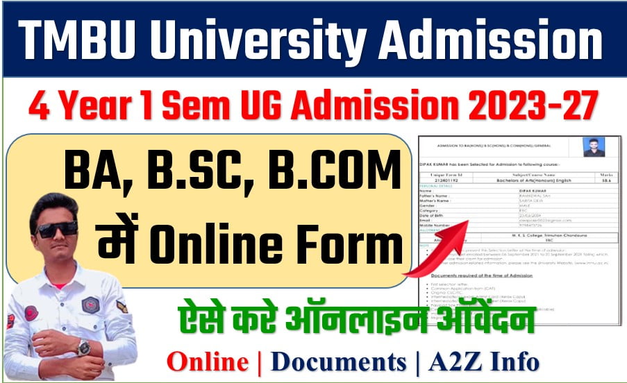 Tmbu University Ug Admission 2023 Online Apply For Ba Bsc And B Com